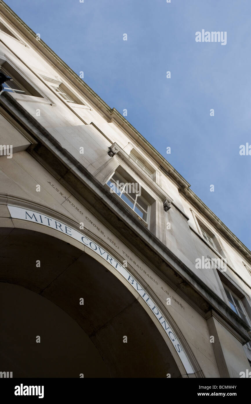 Mitre Court Buildings The Temple London Stock Photo - Alamy