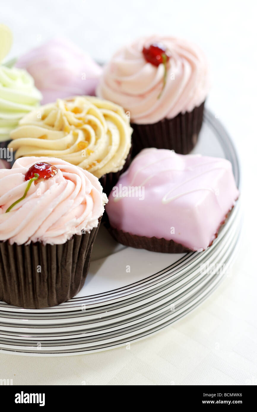 Selection of Cup Cakes Stock Photo - Alamy