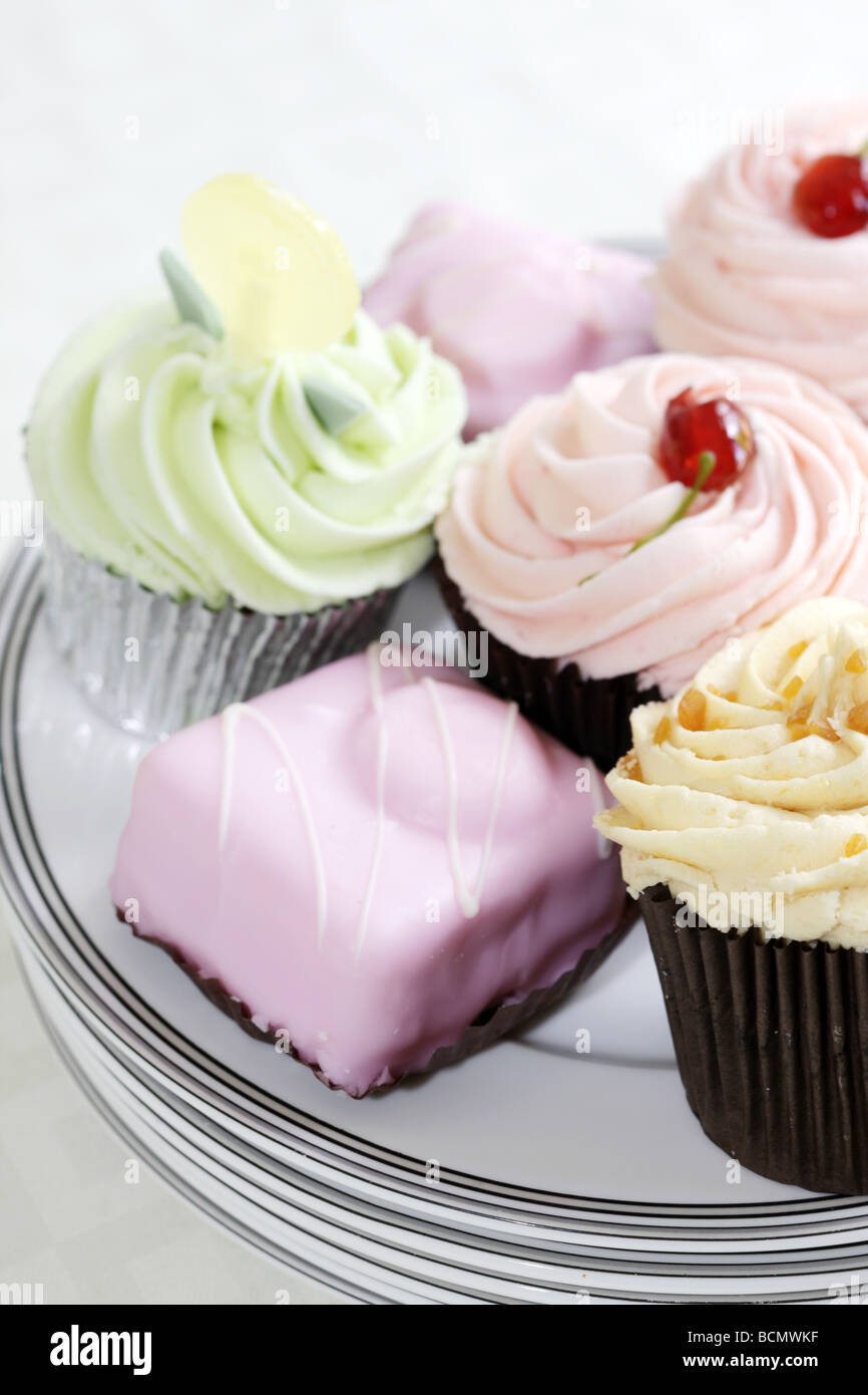 Selection of Cup Cakes Stock Photo - Alamy