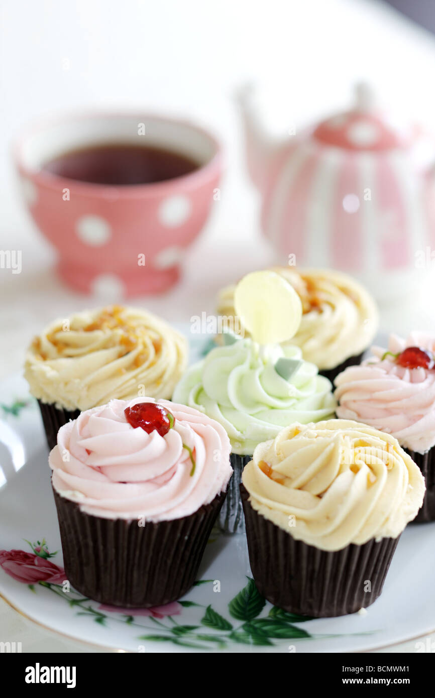 Selection of Cup Cakes Stock Photo - Alamy