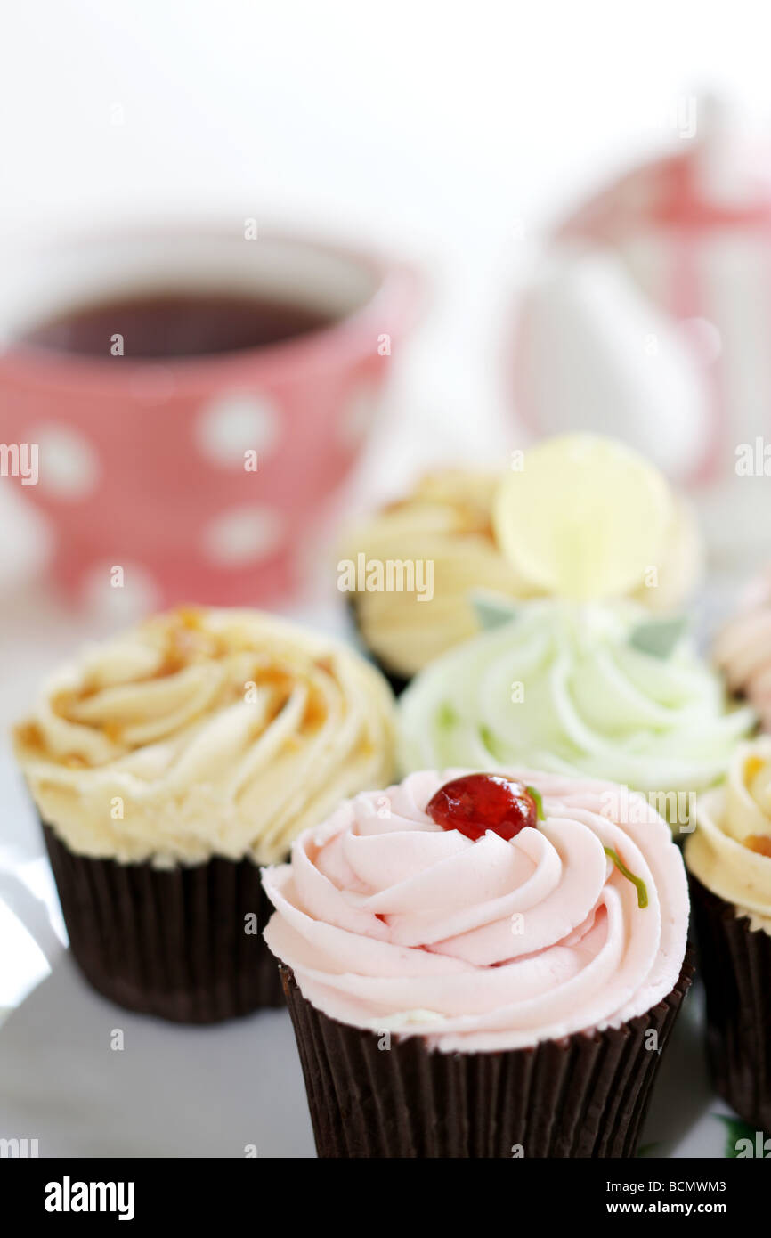 Selection of Cup Cakes Stock Photo - Alamy
