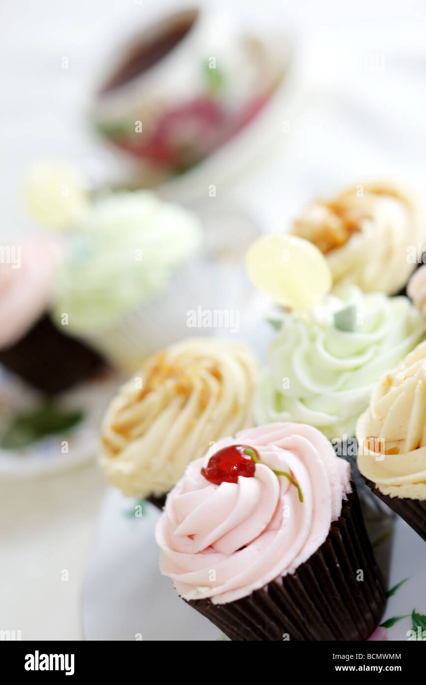 Selection of Cup Cakes Stock Photo - Alamy