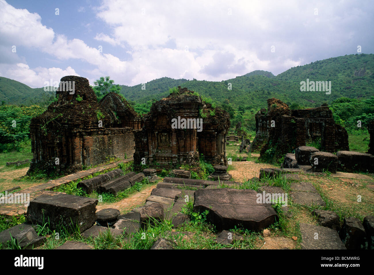 The ancient cham temple site in vietnam hi-res stock photography and ...