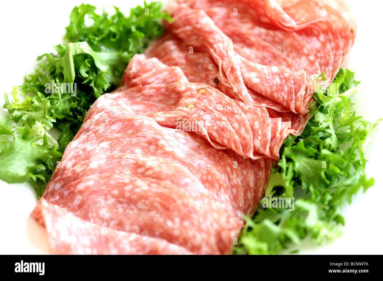 Italian Salami Milano Stock Photo - Alamy