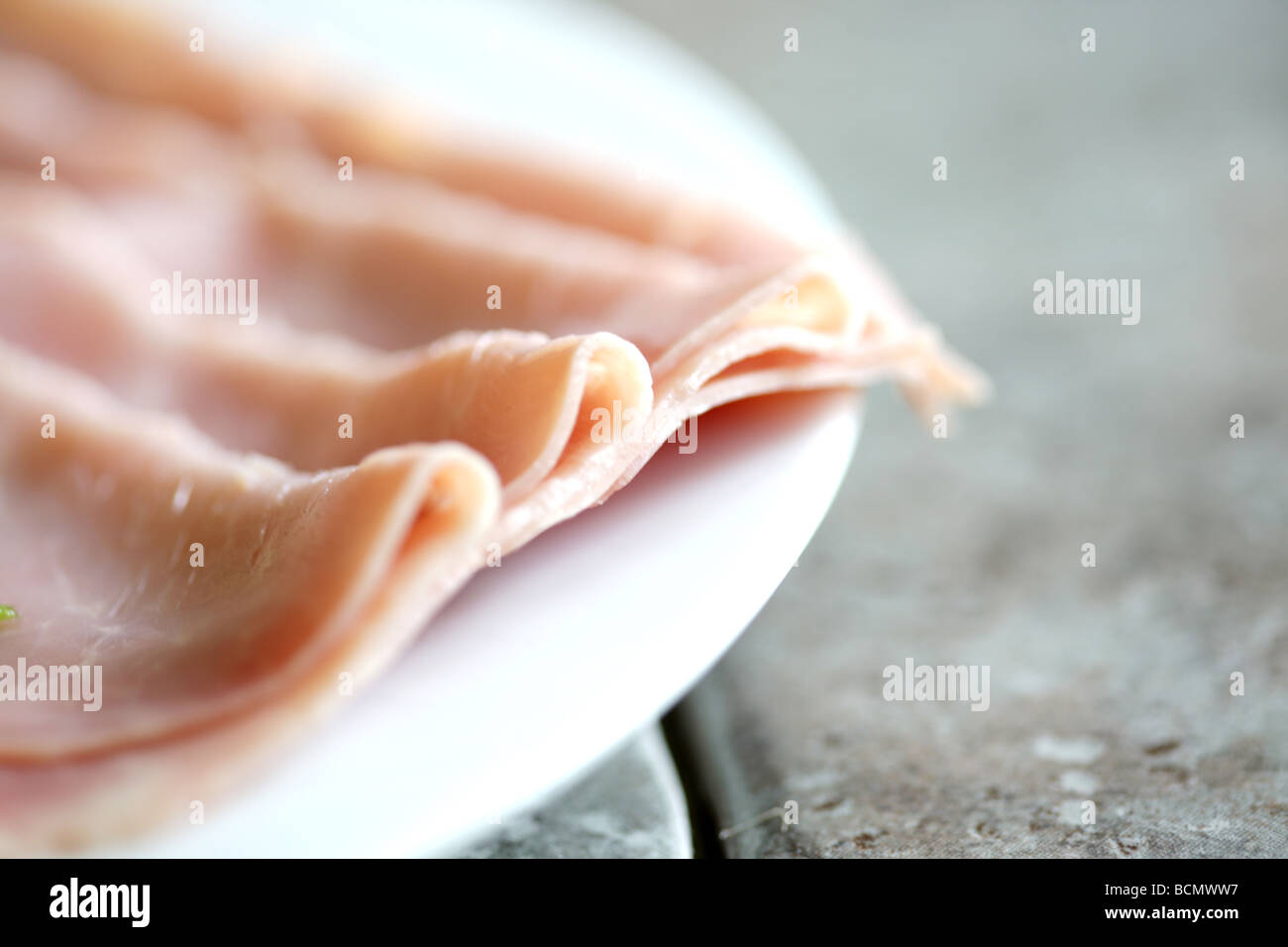 Italian Cooked Ham Salad Stock Photo - Alamy