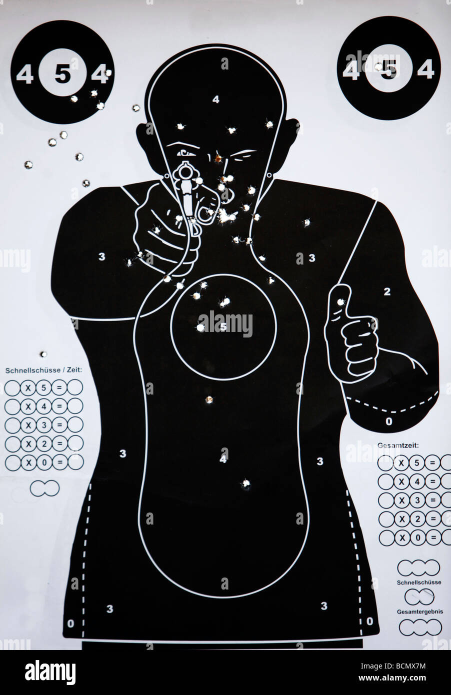 Target on a shooting range Stock Photo - Alamy