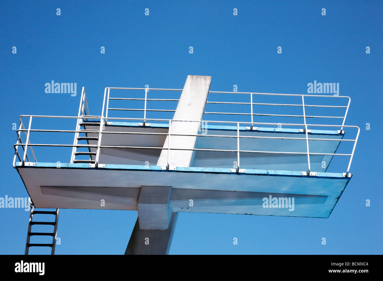 Diving platform in a public swimming pool Stock Photo - Alamy