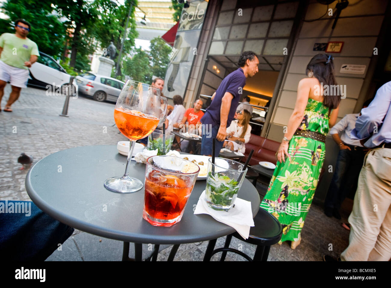 milan corso garibaldi radetzky cafe Stock Photo - Alamy