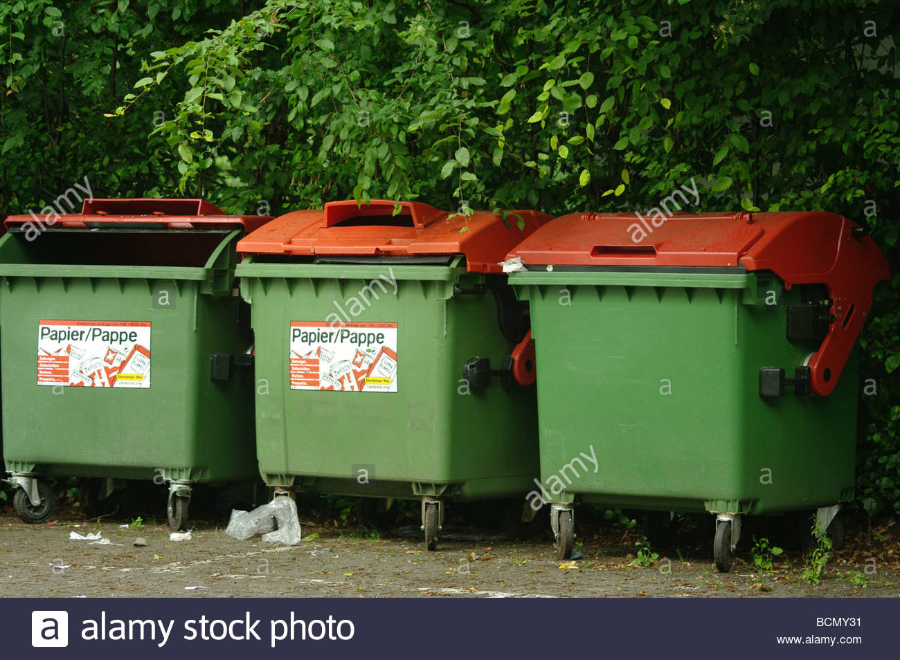 Recycling Bins Germany Stock Photos & Recycling Bins Germany Stock ...