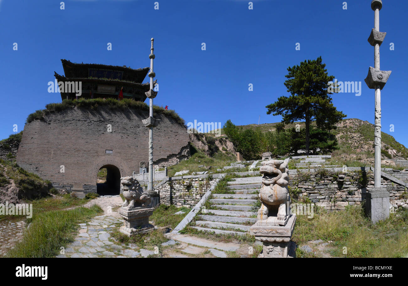 Yanmen Pass, Hengshan Mountain range, Dai County, Shanxi Province ...