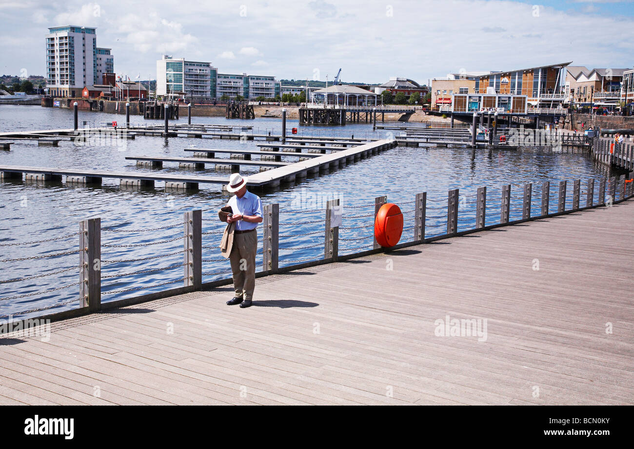 Cardiff bay waterfront in South Wales, UK Stock Photo - Alamy