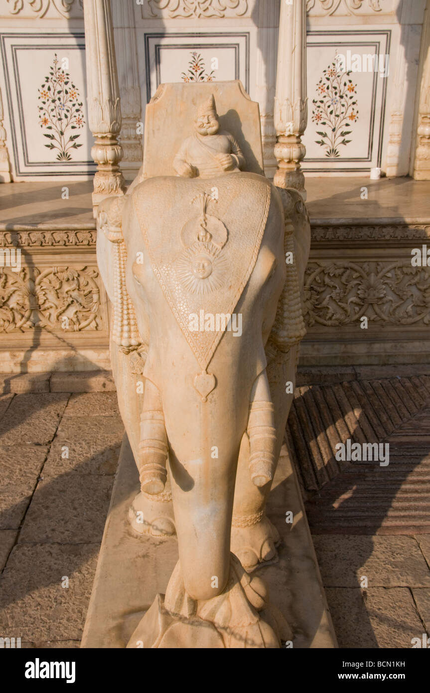 City Palace,Citadel, Marble Elephant, Guard, Main Entrance to Walled ...