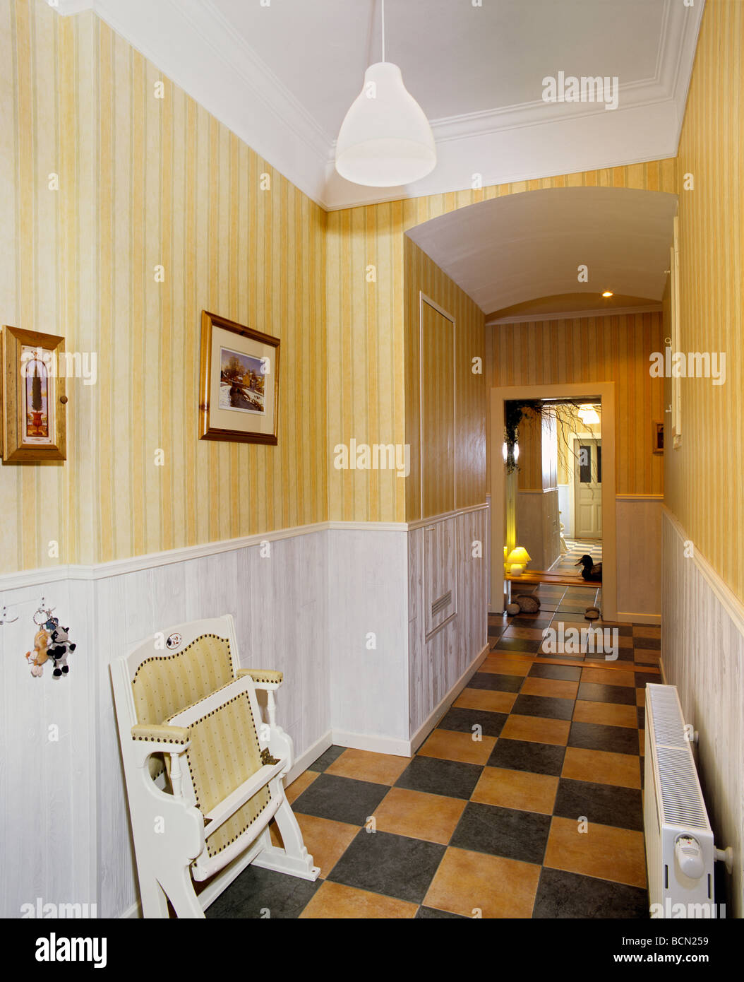 Corridor in apartment Stock Photo - Alamy