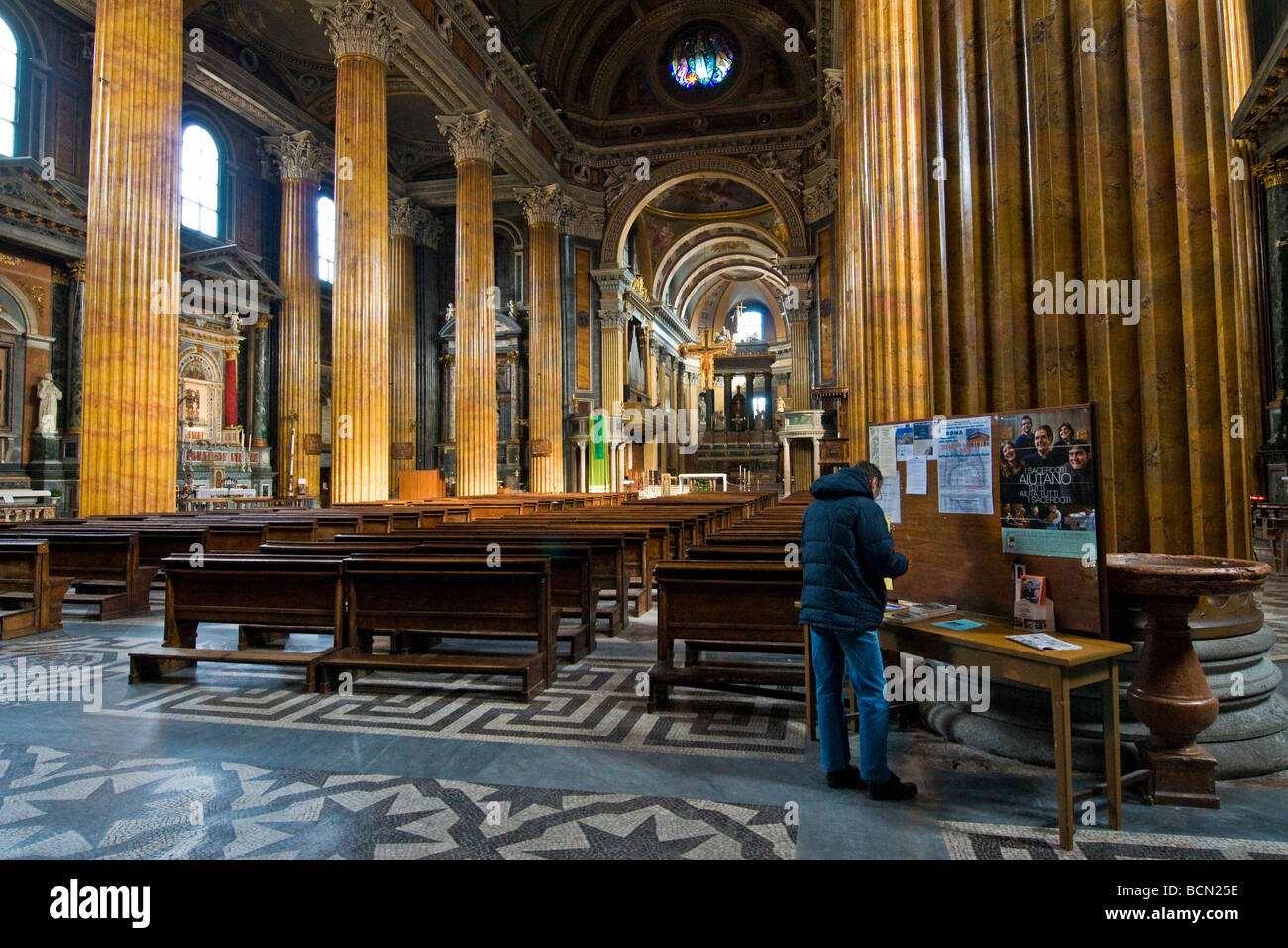 The Cathedral of Novara Italy Stock Photo - Alamy