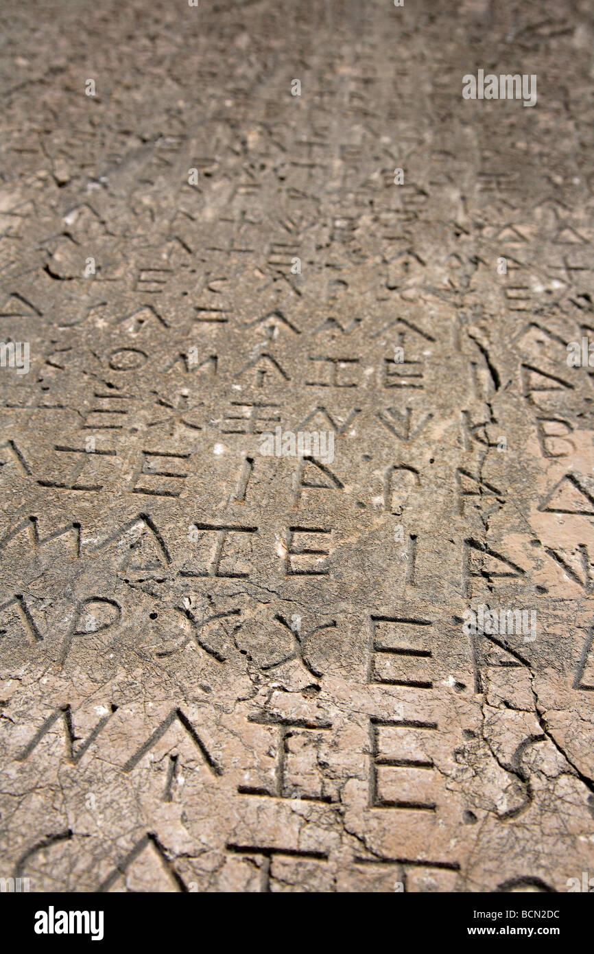 Lycian writing hi-res stock photography and images - Alamy