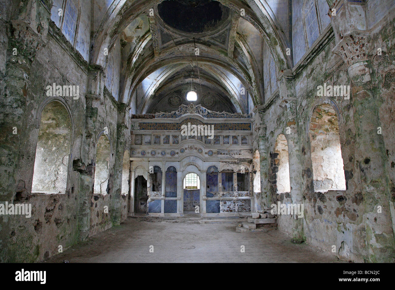 Greek Orthodox Church Kaya Koyu Turkey Stock Photo - Alamy