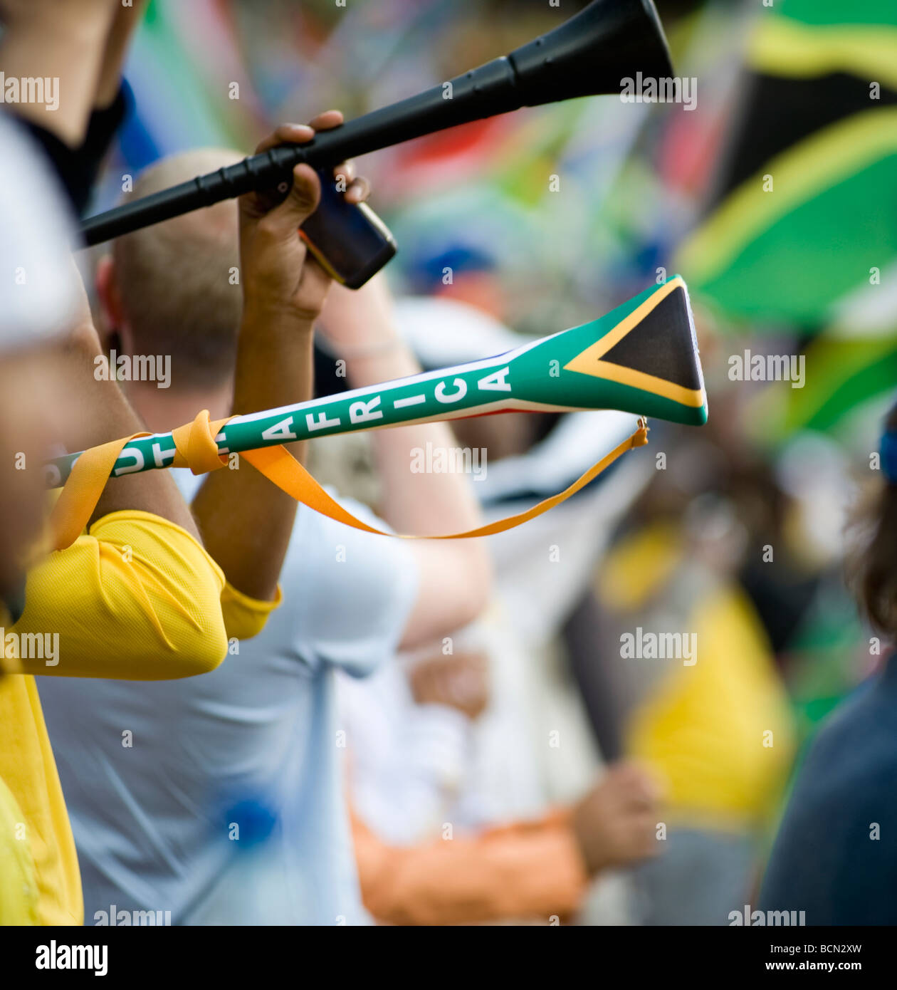 Two vuvuzelas hi-res stock photography and images - Alamy