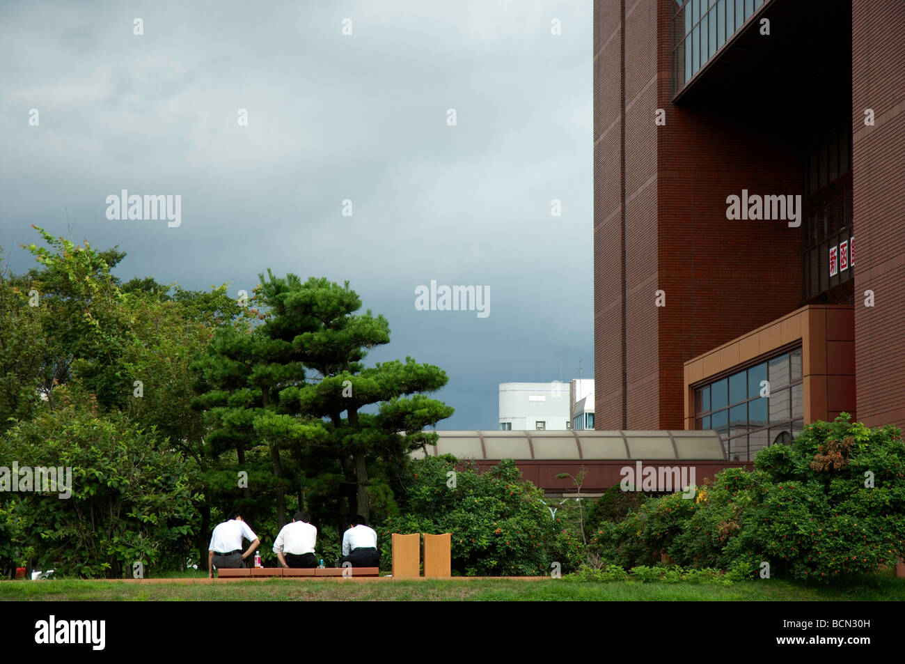 Office workers at lunch break Stock Photo - Alamy