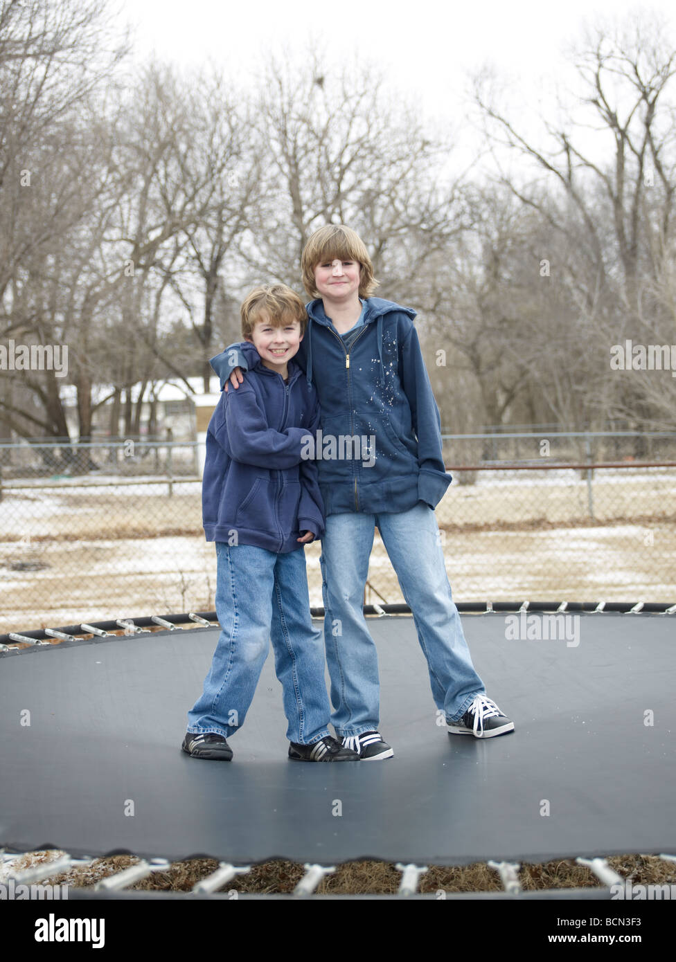 Human trampoline hi-res stock photography and images - Alamy