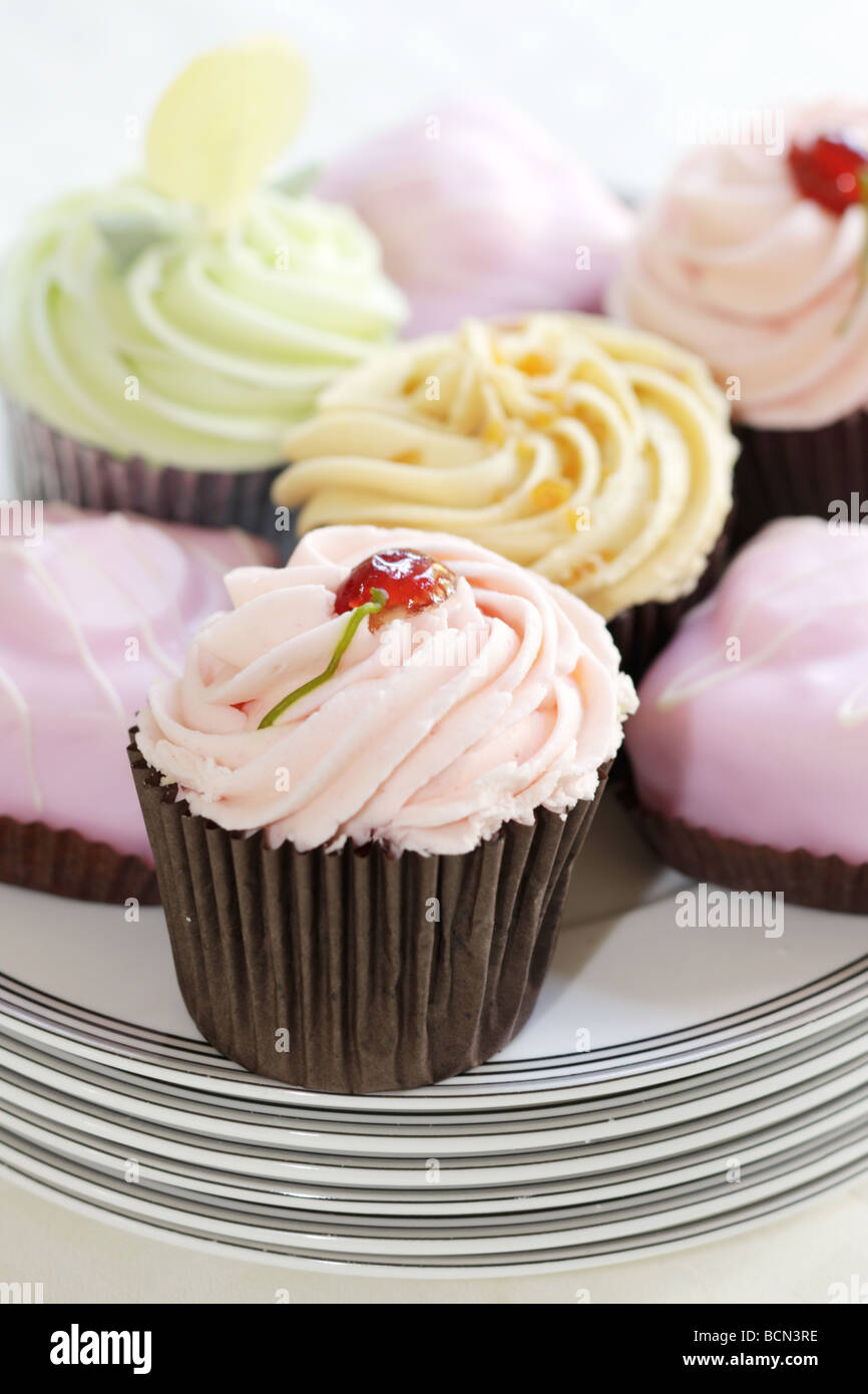 Selection of Cup Cakes Stock Photo - Alamy