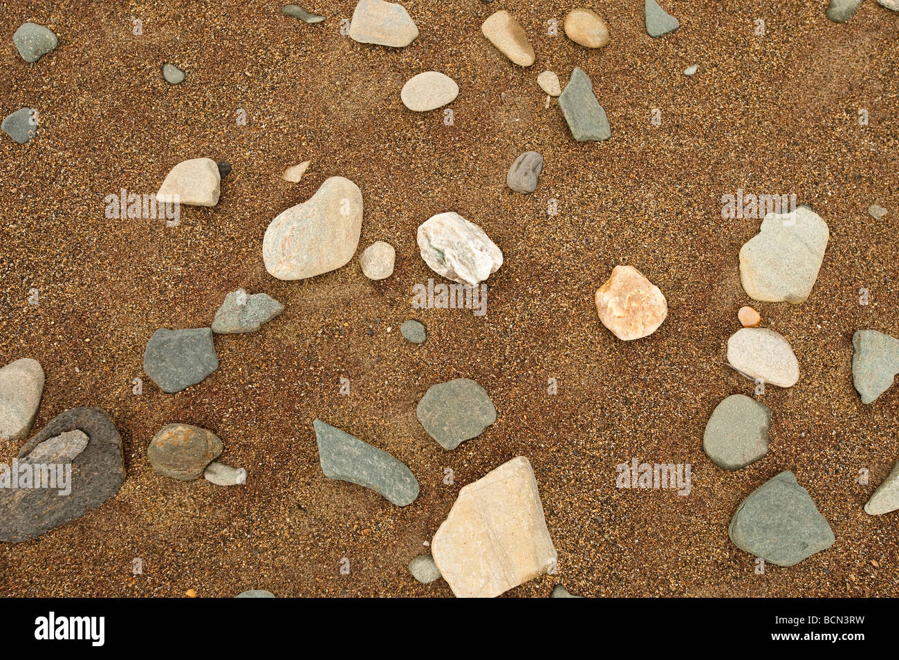 SMALL ROCKS ON THE BEACH OF THE BERING SEA Stock Photo - Alamy