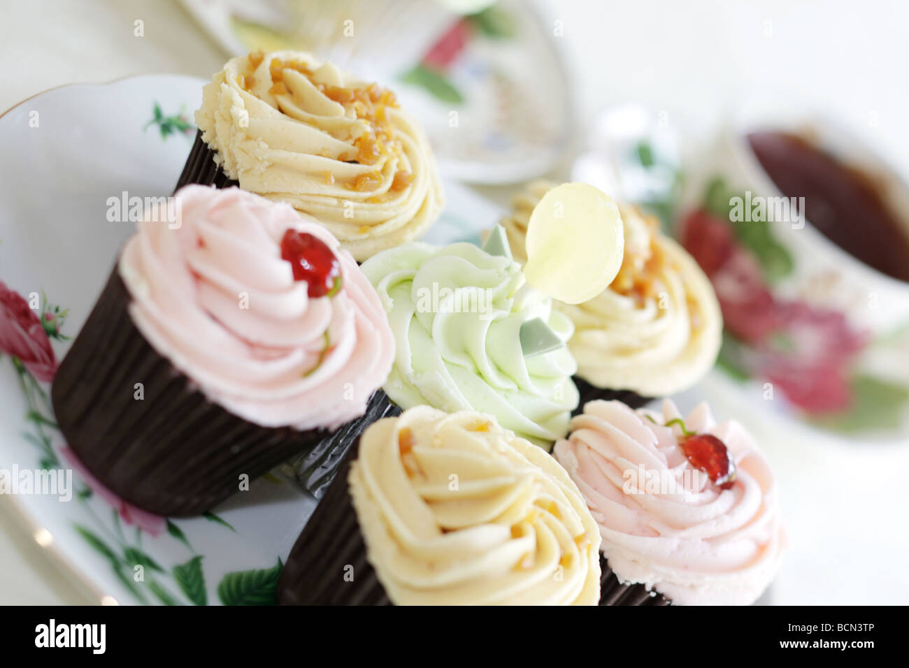 Selection of Cup Cakes Stock Photo - Alamy
