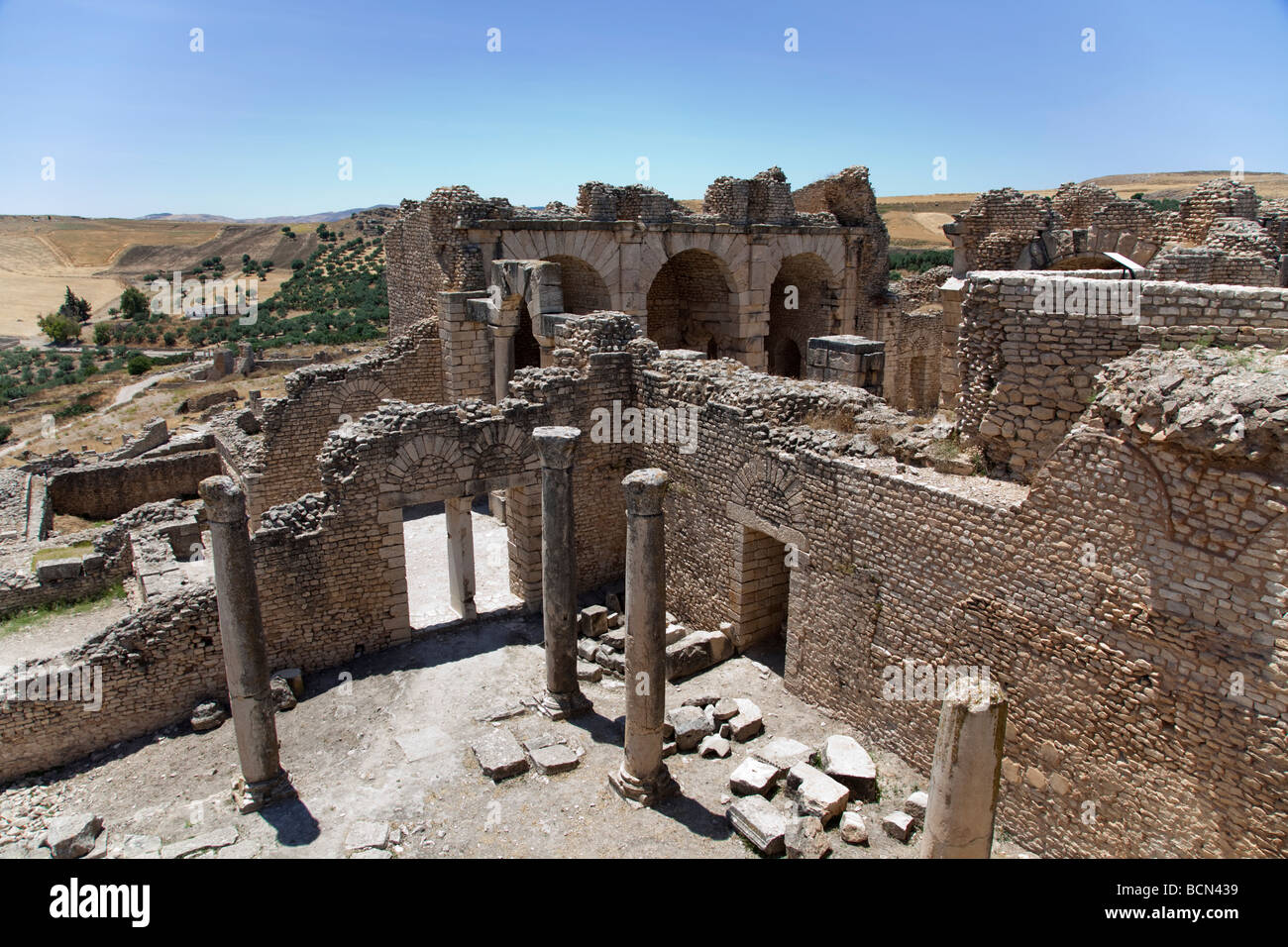 The Roman ruins of Dougga are renowned as the most beautiful Roman site ...