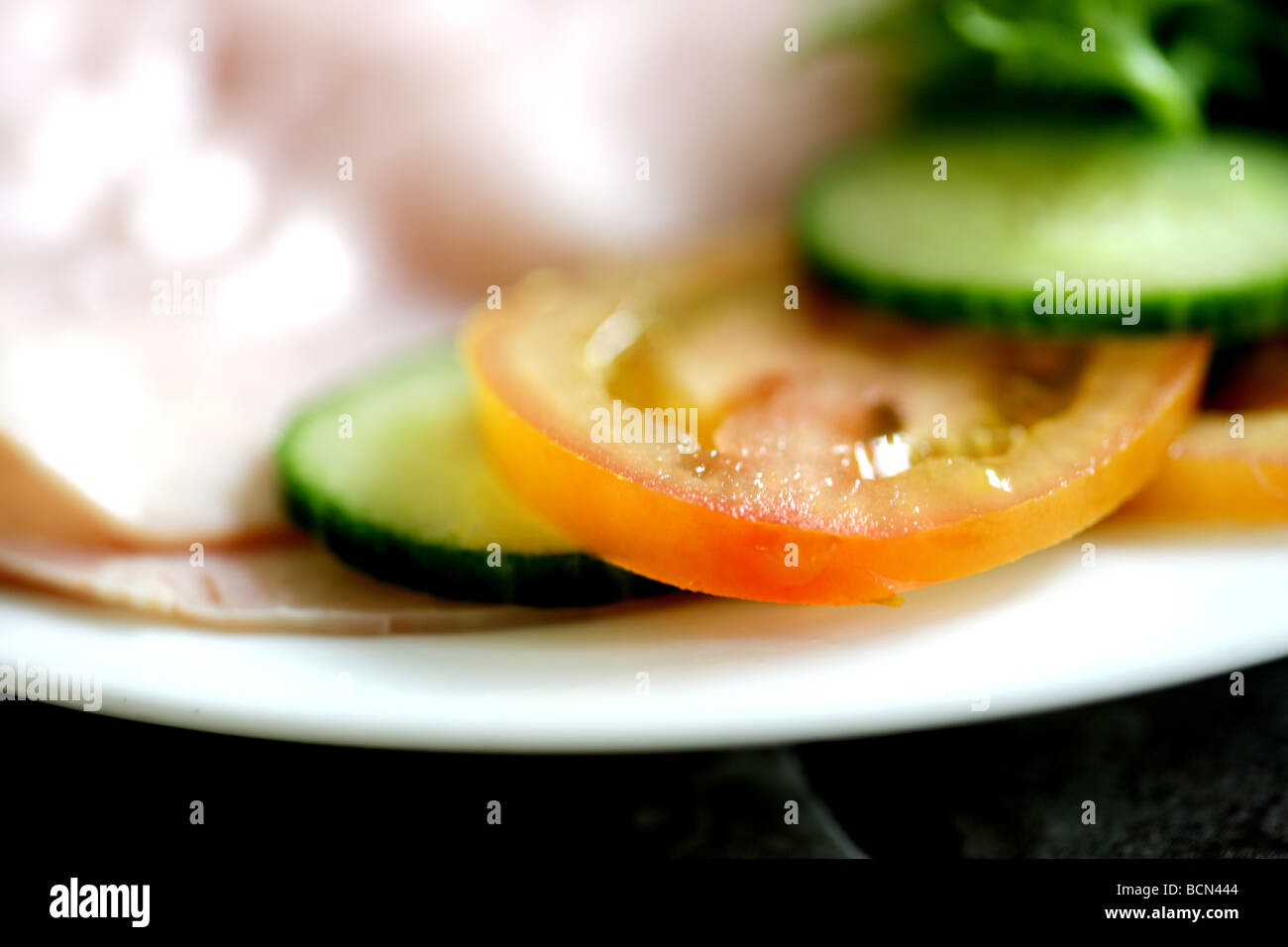 Italian Cooked Ham Salad Stock Photo - Alamy