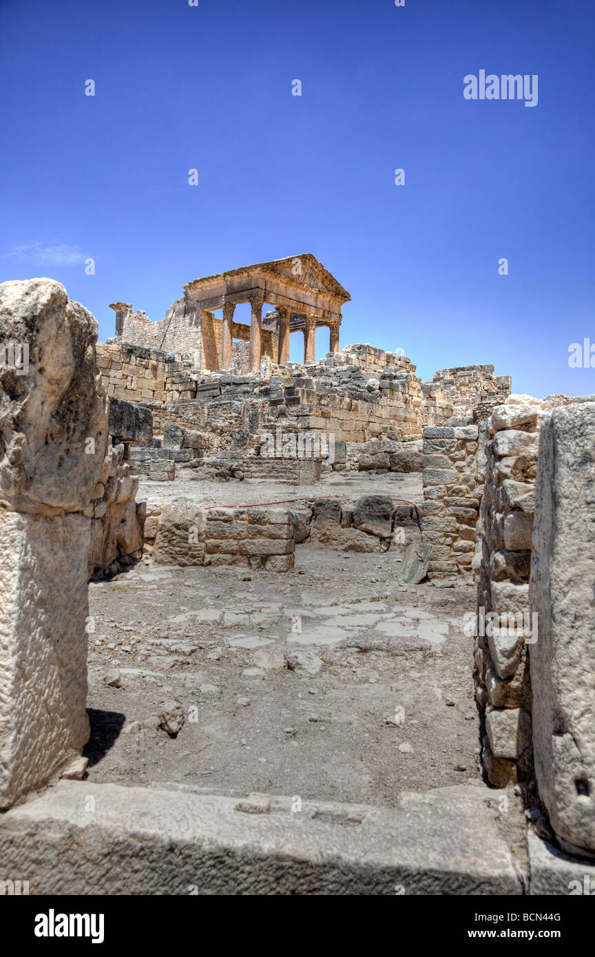 The Roman ruins of Dougga are renowned as the most beautiful Roman site ...