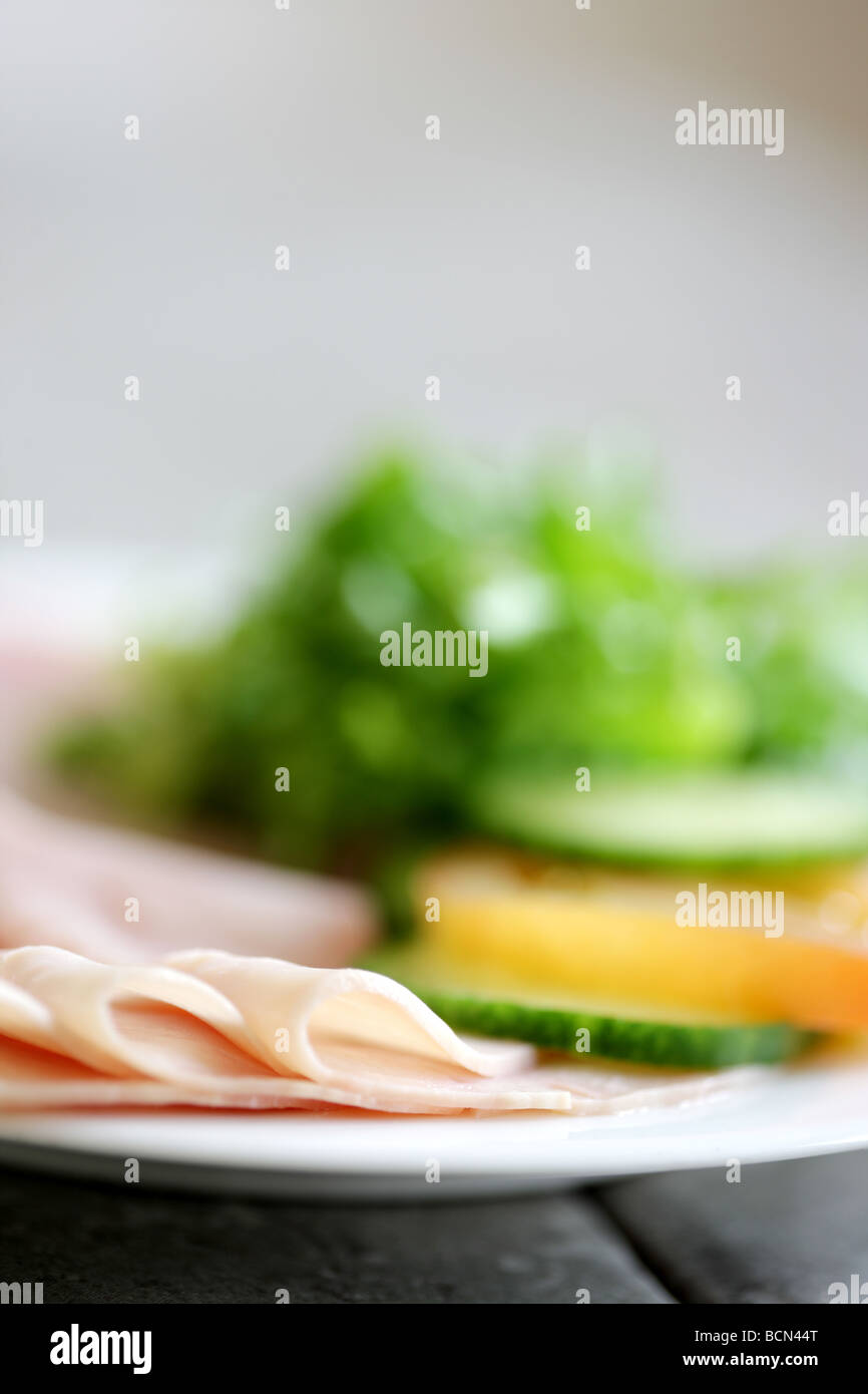 Italian Cooked Ham Salad Stock Photo - Alamy