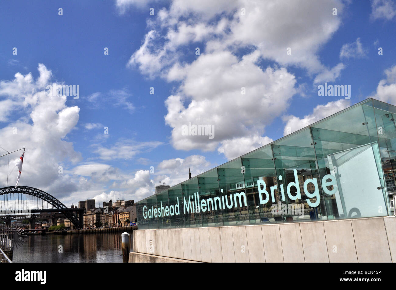 Millennium bridge Newcastle upon Tyne tourist Baltic square gateshead ...