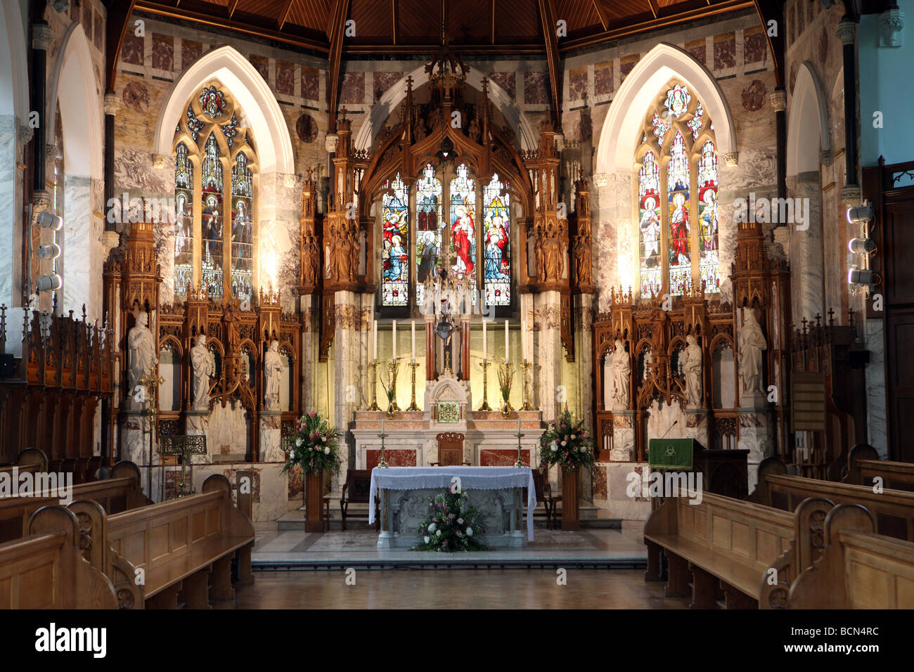 The spectacular interior of St Mary's chapel at Blairs College in ...