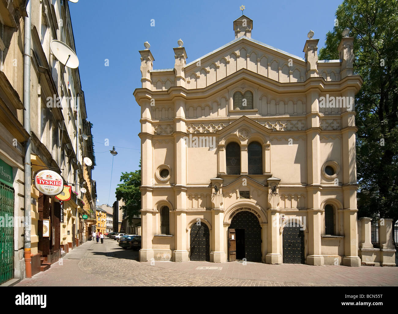 Poland Krakow Tempel Synagogue Kazimierz district Stock Photo - Alamy