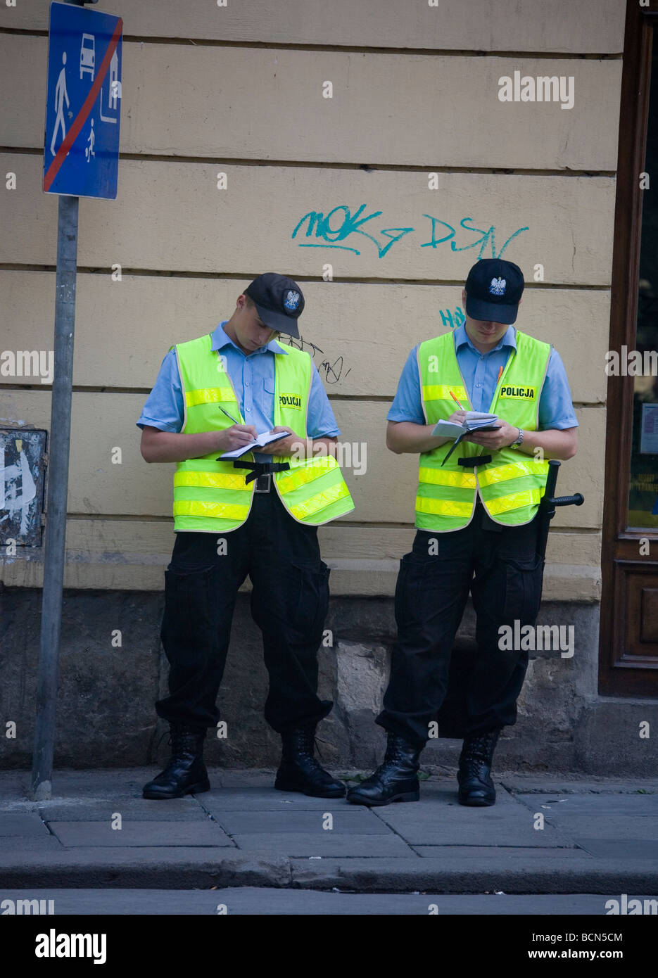 Polish tourist police hi-res stock photography and images - Alamy