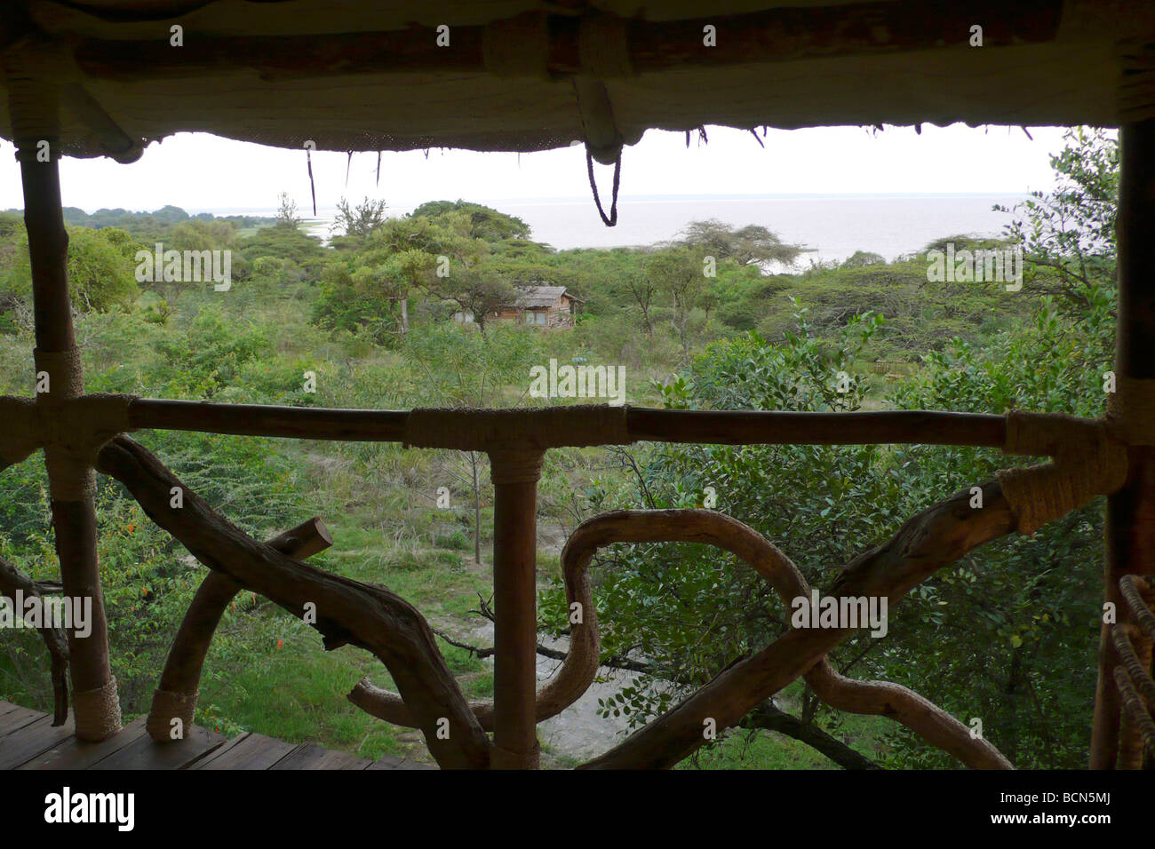 ethiopia langano lake wenney lodge Stock Photo - Alamy