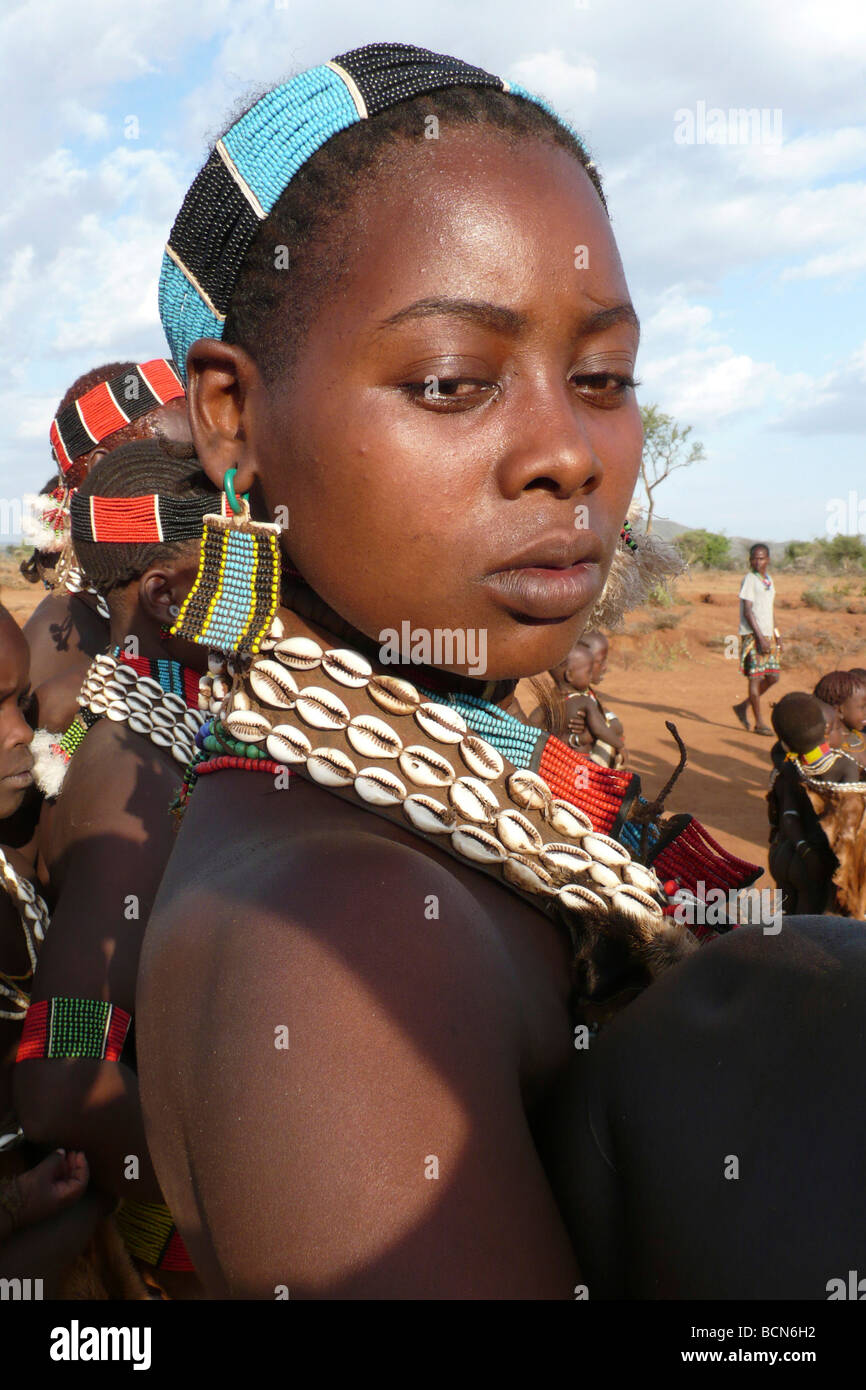 ethiopia omo valley turmi hamer tribe Stock Photo - Alamy