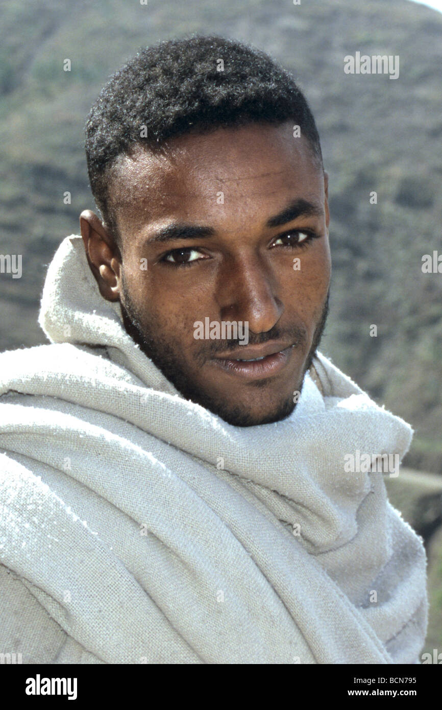 ethiopia portrait north plateau kombolcha Stock Photo - Alamy
