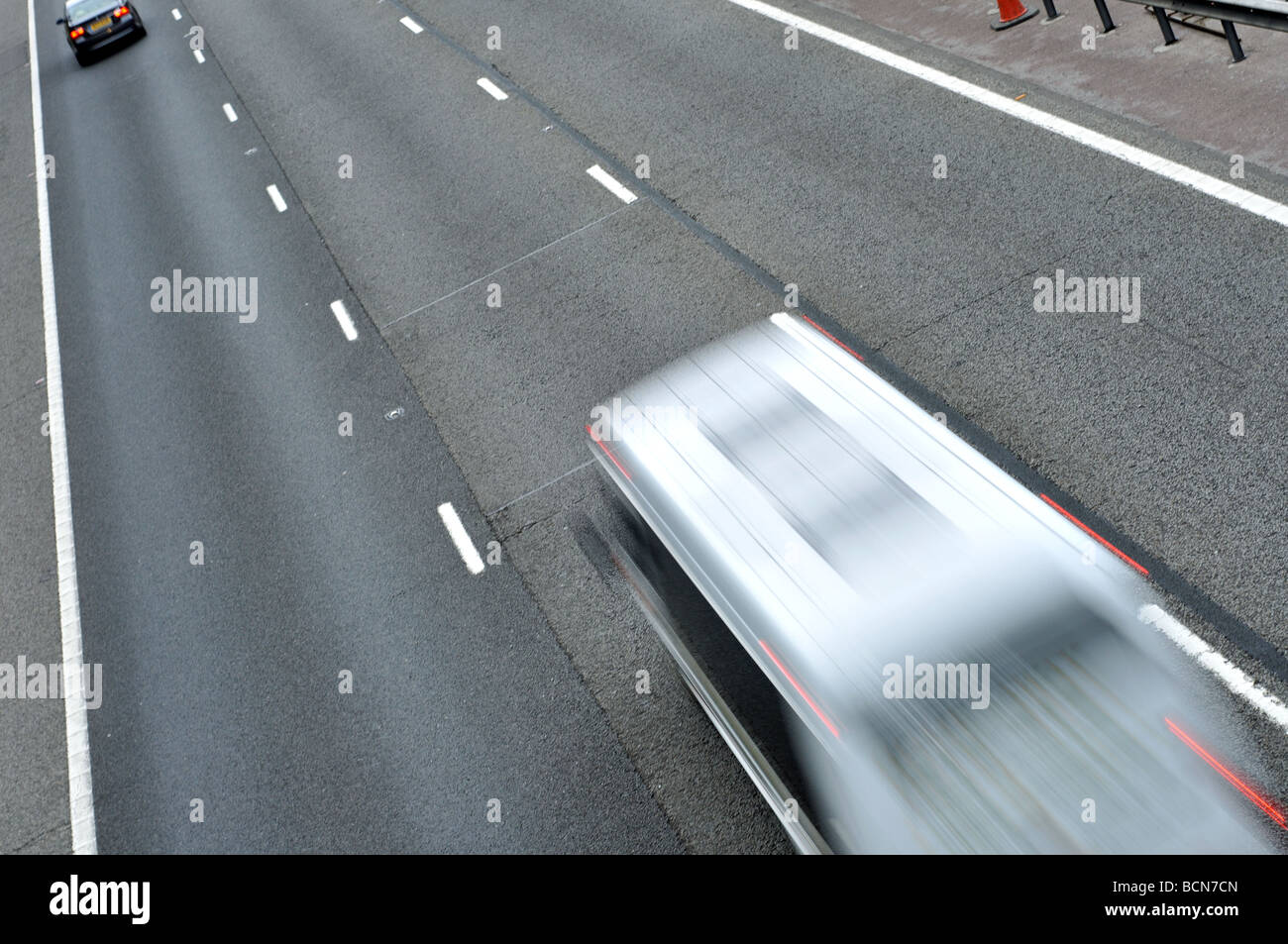 White van speeding away hi-res stock photography and images - Alamy