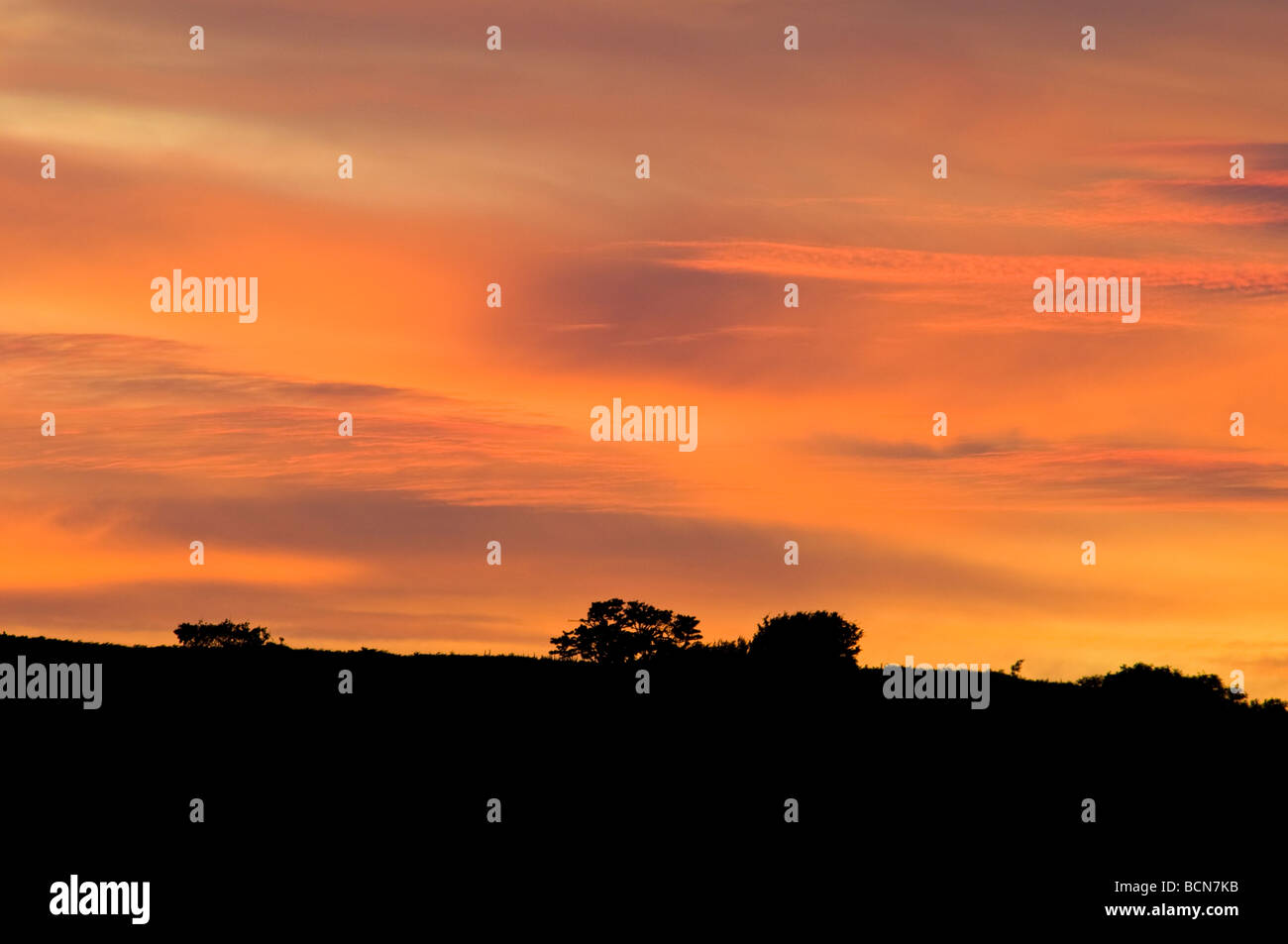 Sunset evening sky hi-res stock photography and images - Alamy