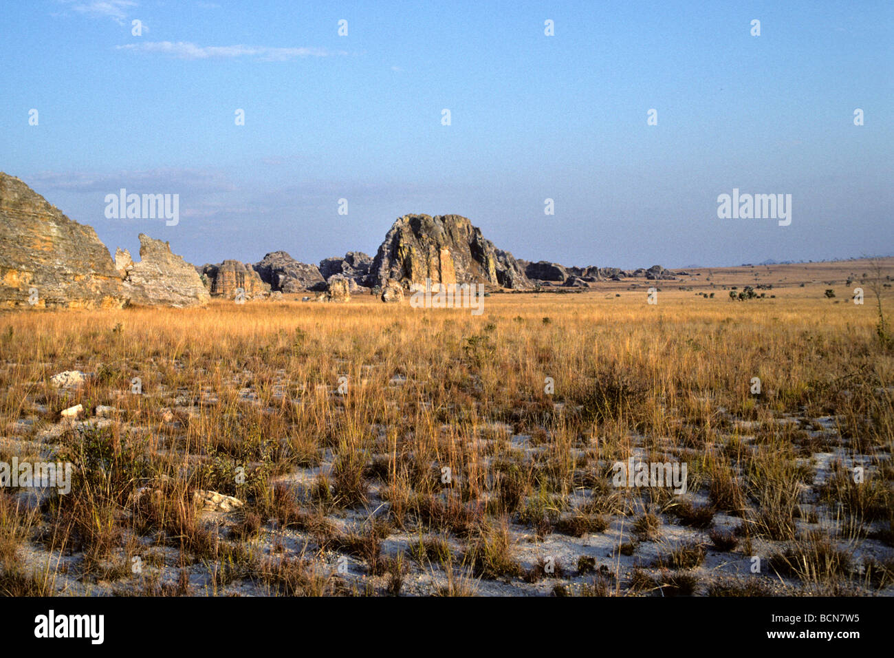 madagascar ranohira isalo national park Stock Photo - Alamy