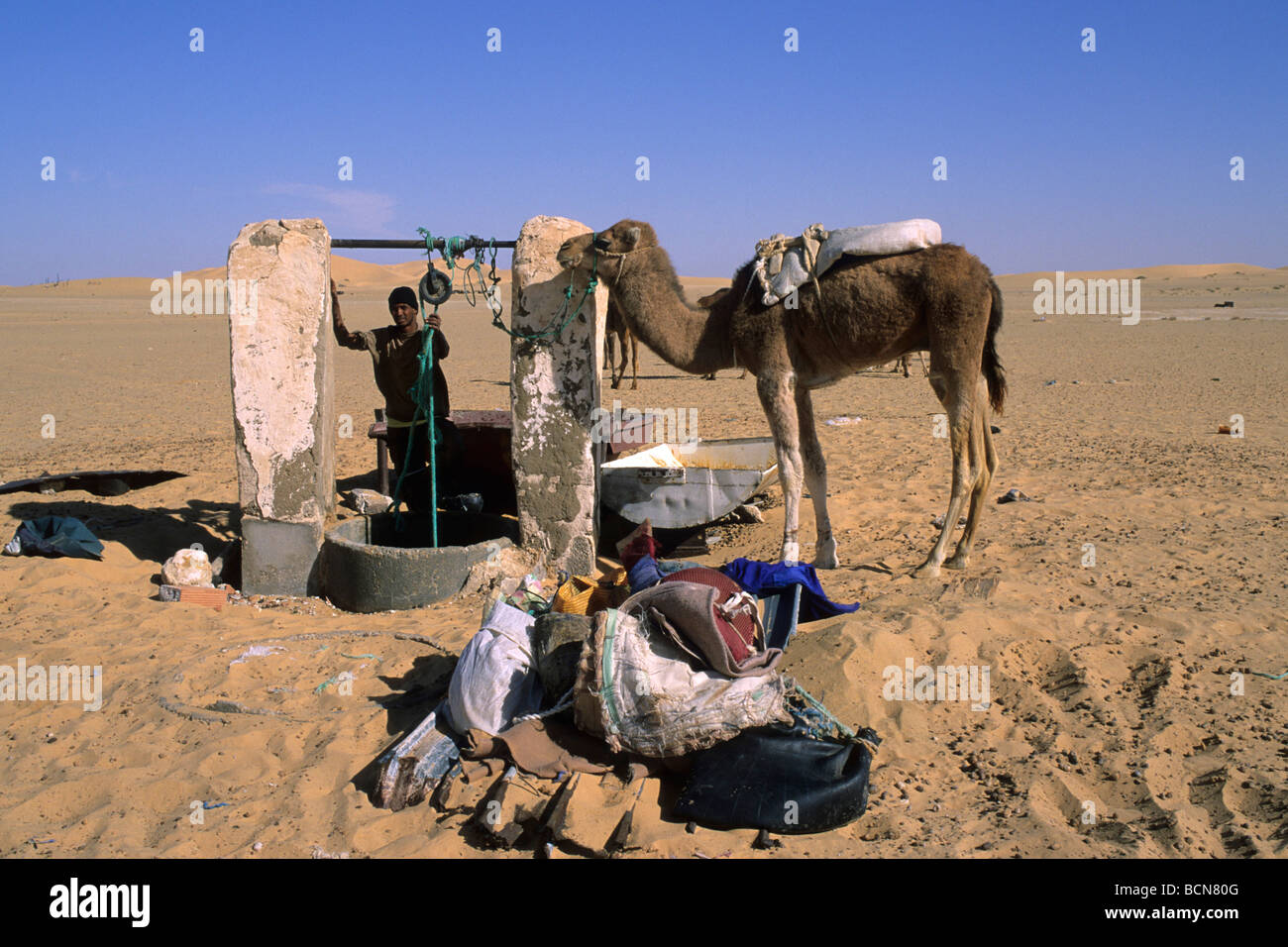 Water well desert arab hi-res stock photography and images - Alamy