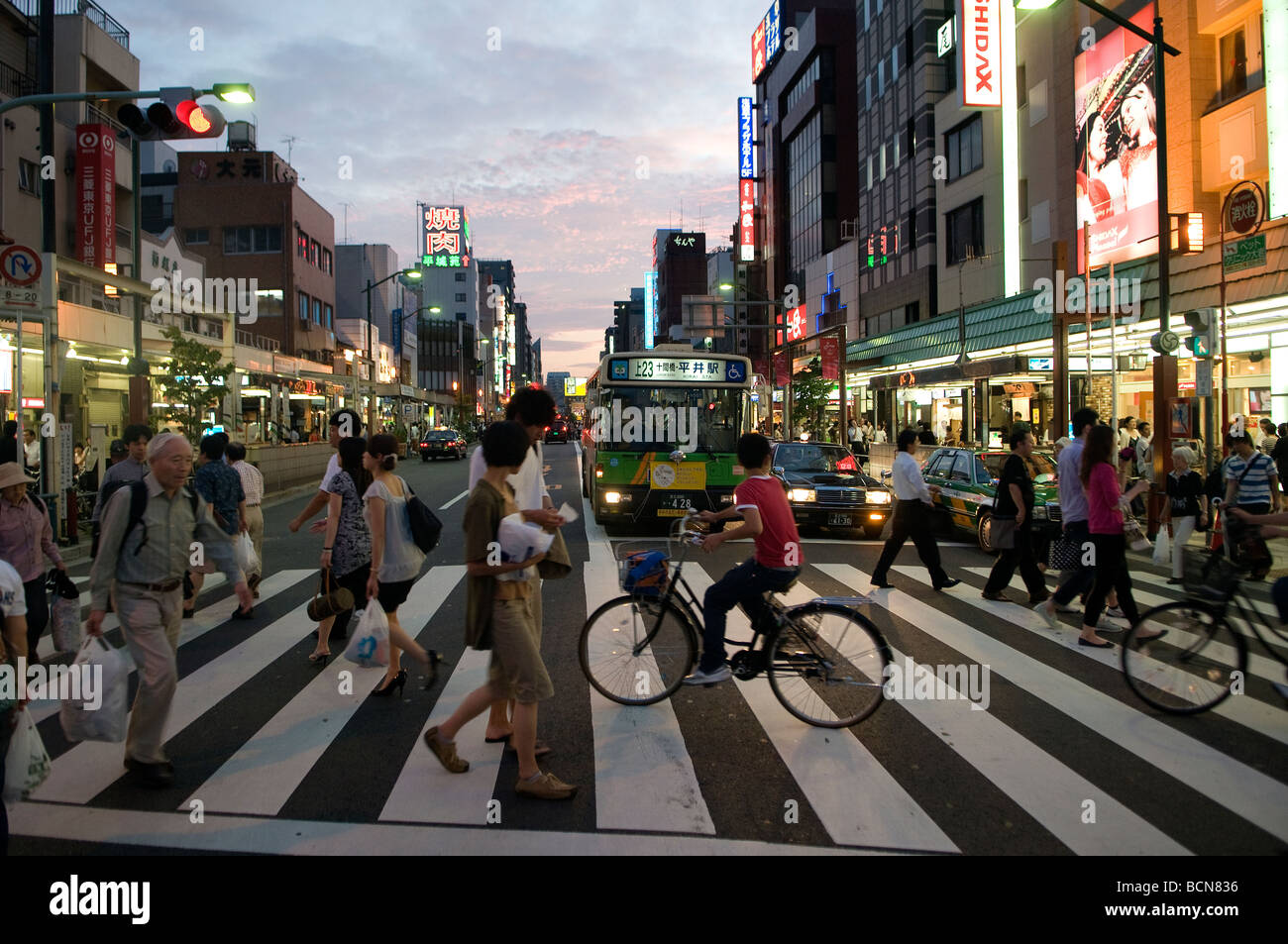 Zebra crossing in japan hi-res stock photography and images - Alamy