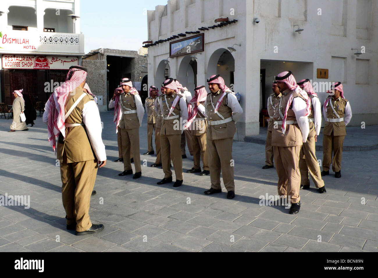 qatar doha police Stock Photo - Alamy