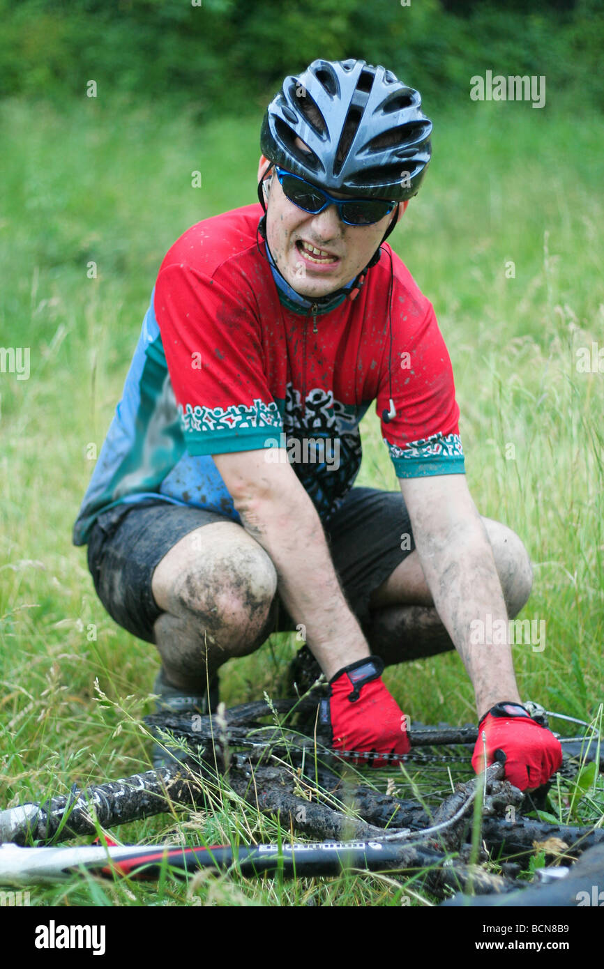 Red racer bike hi-res stock photography and images - Alamy