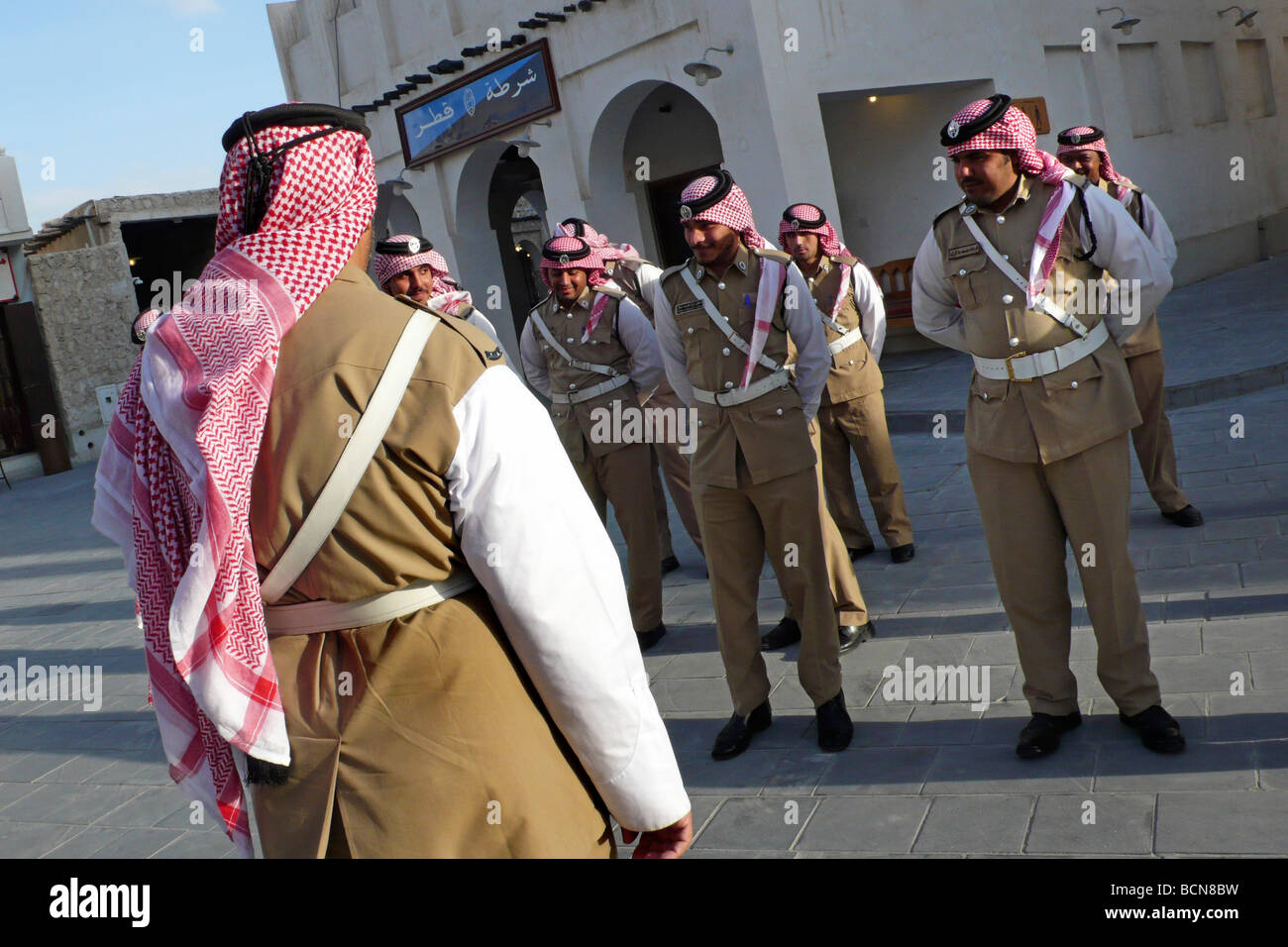 qatar doha police Stock Photo - Alamy