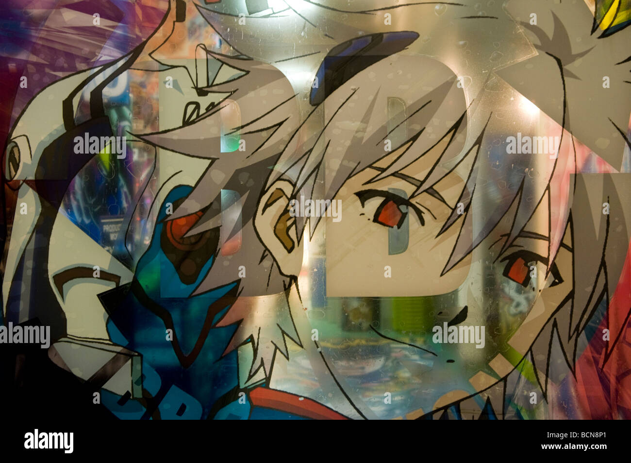 Decorated shop window facade in Tokyo Japan Stock Photo - Alamy