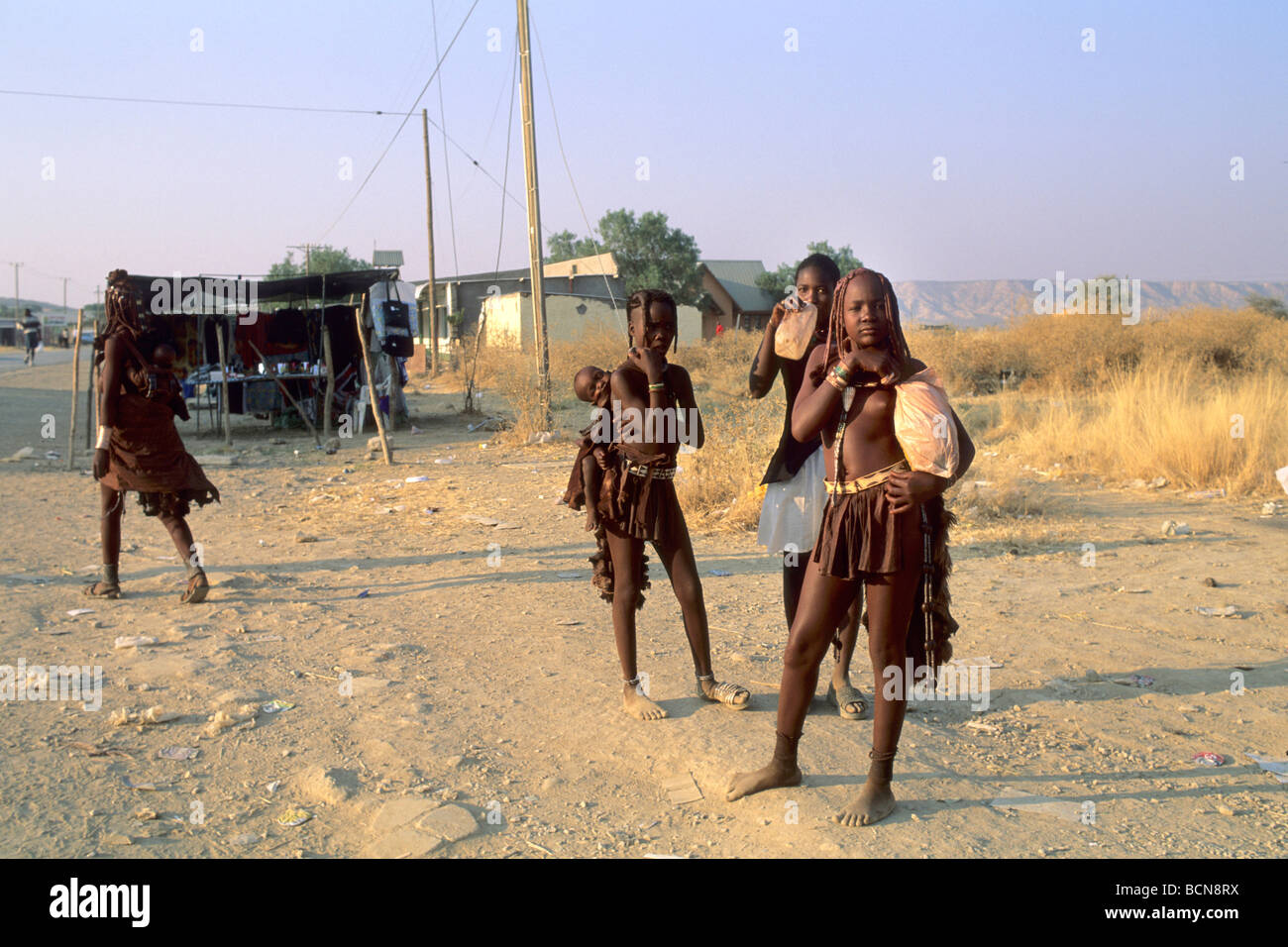 namibia himba opuwo Stock Photo - Alamy