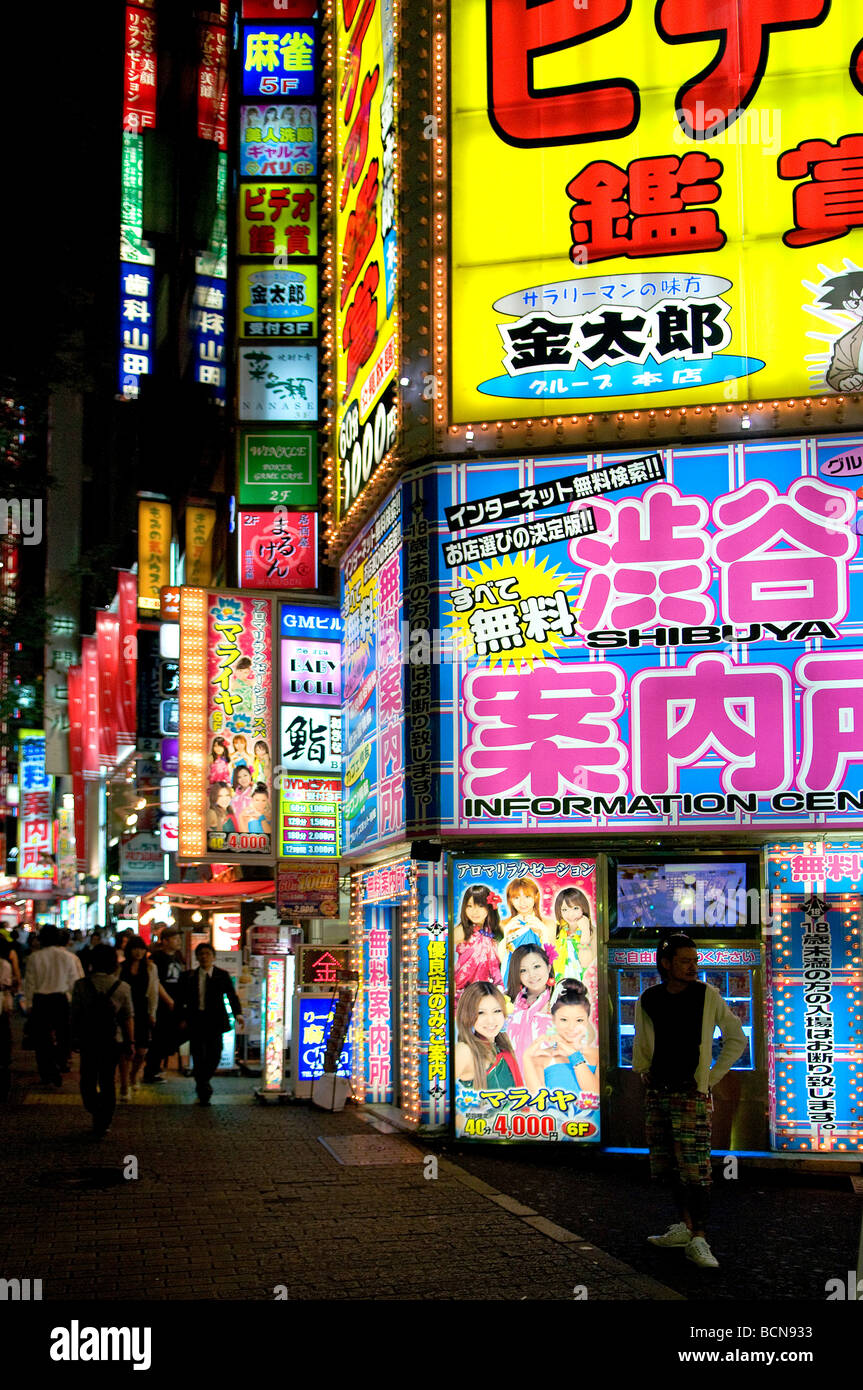 Neon Advertisement In Neon Light High Resolution Stock Photography and ...