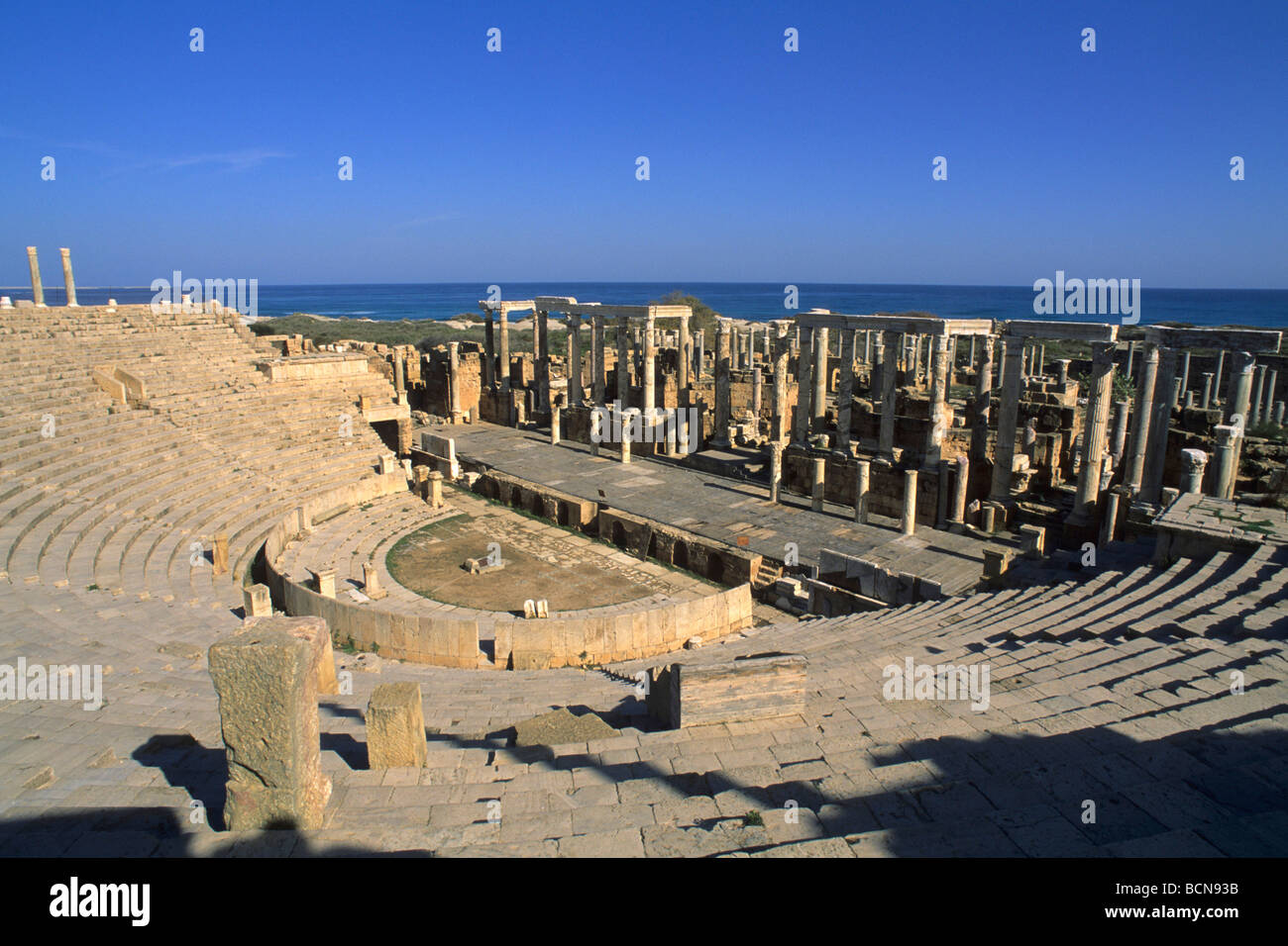 libya leptis magna Stock Photo - Alamy