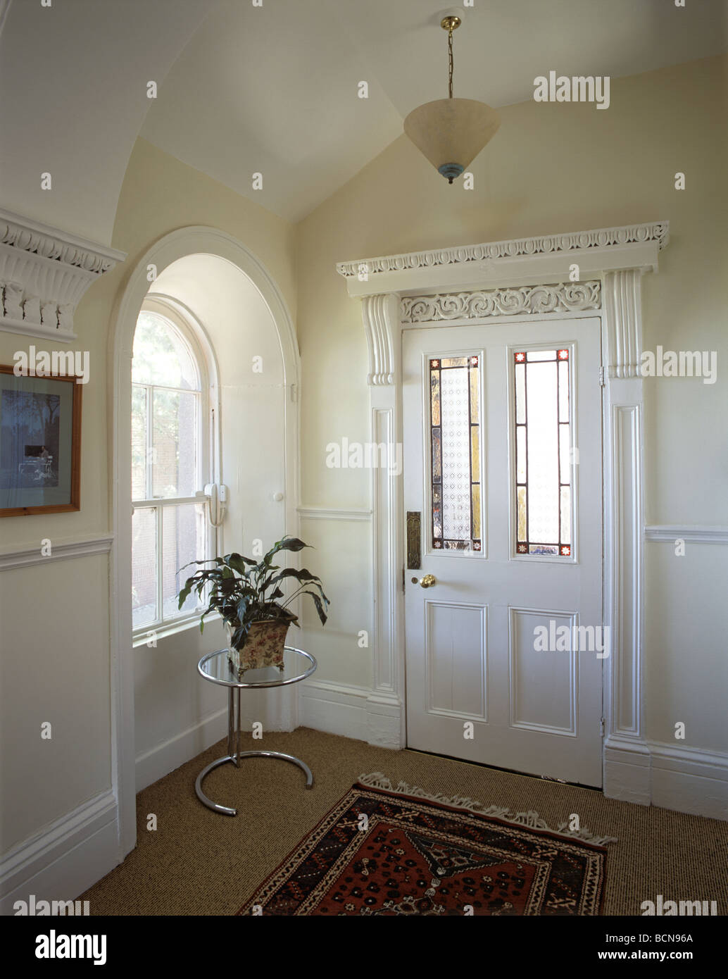 Hall in Georgian house Stock Photo - Alamy